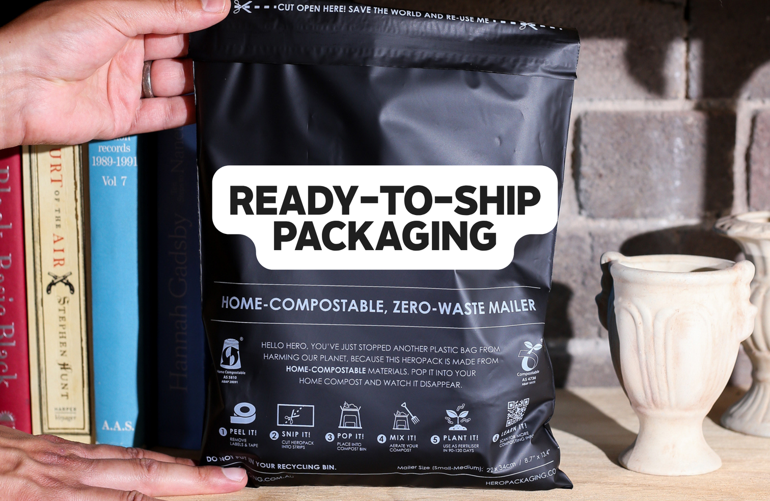 Eco Friendly & Sustainable | Compostable Mailers | Hero Packaging
