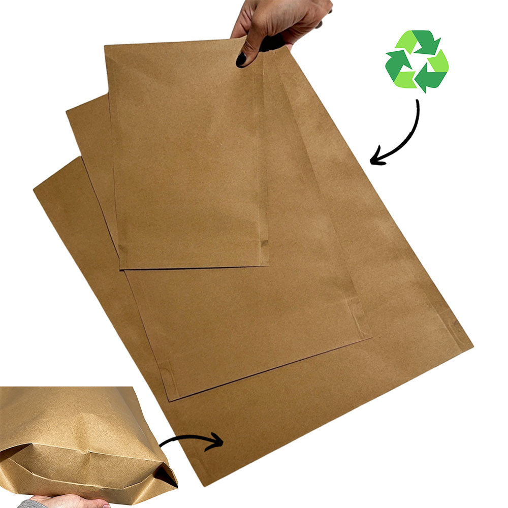 HERO KRAFT Paper Shipping Mailers - 100% Recycled - Custom or Plain ...