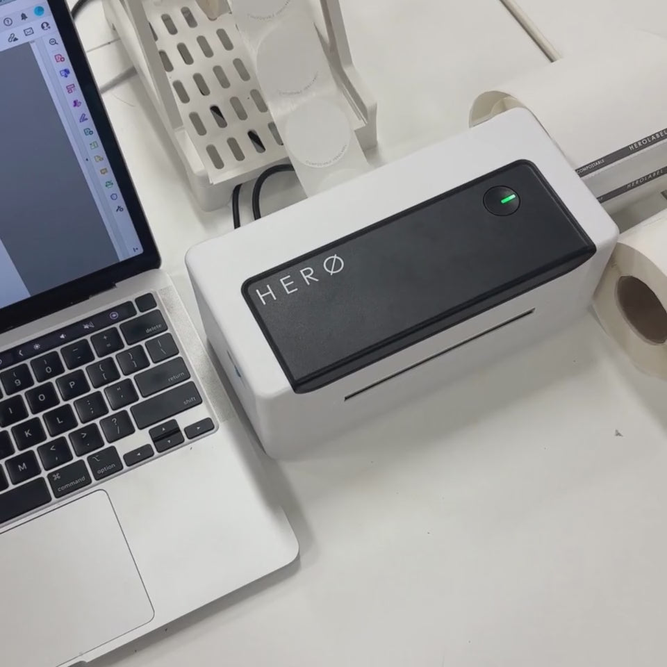 Shipping Label Printer and Direct Thermal Label Printer – Hero Packaging