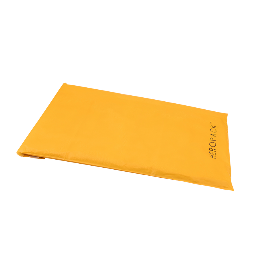 Home Compostable Yellow Shipping Mailers | Hero Packaging