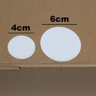 HEROLABEL - Circle Compostable Stickers (Direct Thermal) - White or Pi ...