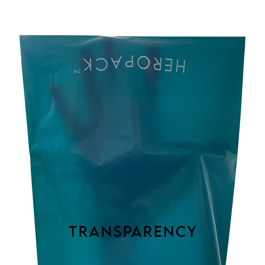 Home Compostable Teal Green Shipping Mailers | Hero Packaging